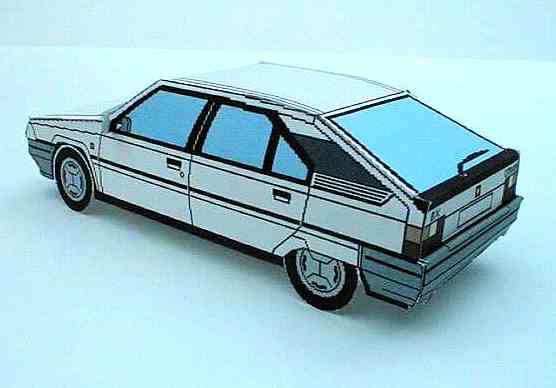 Cars in paper