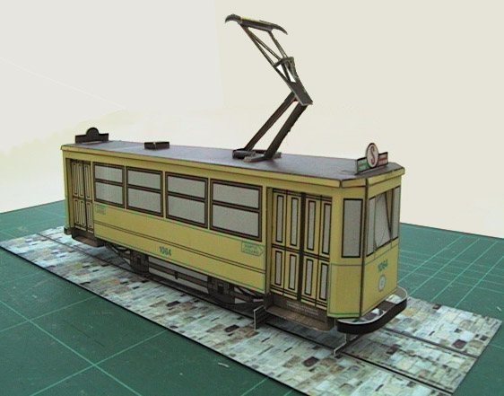 Brussels paper trams